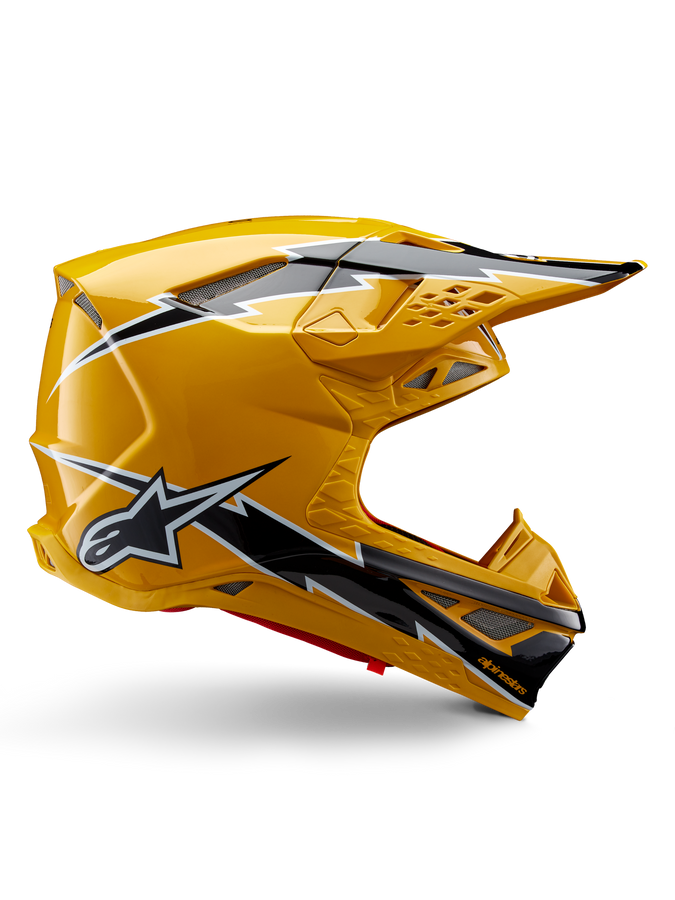 Supertech M10 Flood Helmet - Black MOTOCROSS Helmets | Alpinestars ...