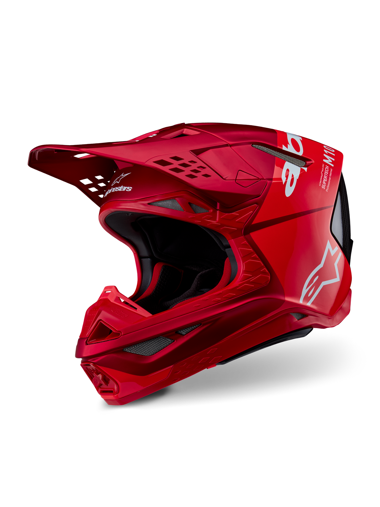 Supertech M10 Flood Helmet ECE - RED MOTOCROSS Helmets